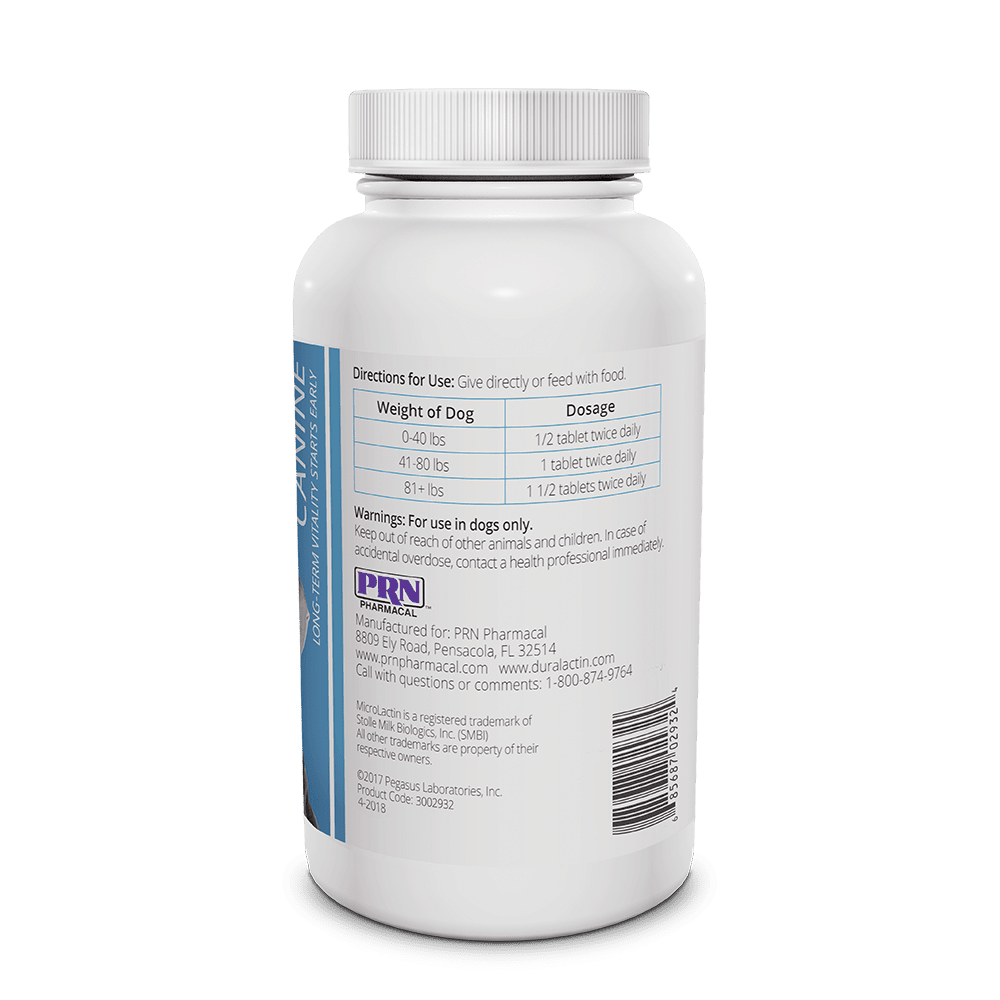 Duralactin® Canine Chewable Tablets - PRN Pharmacal