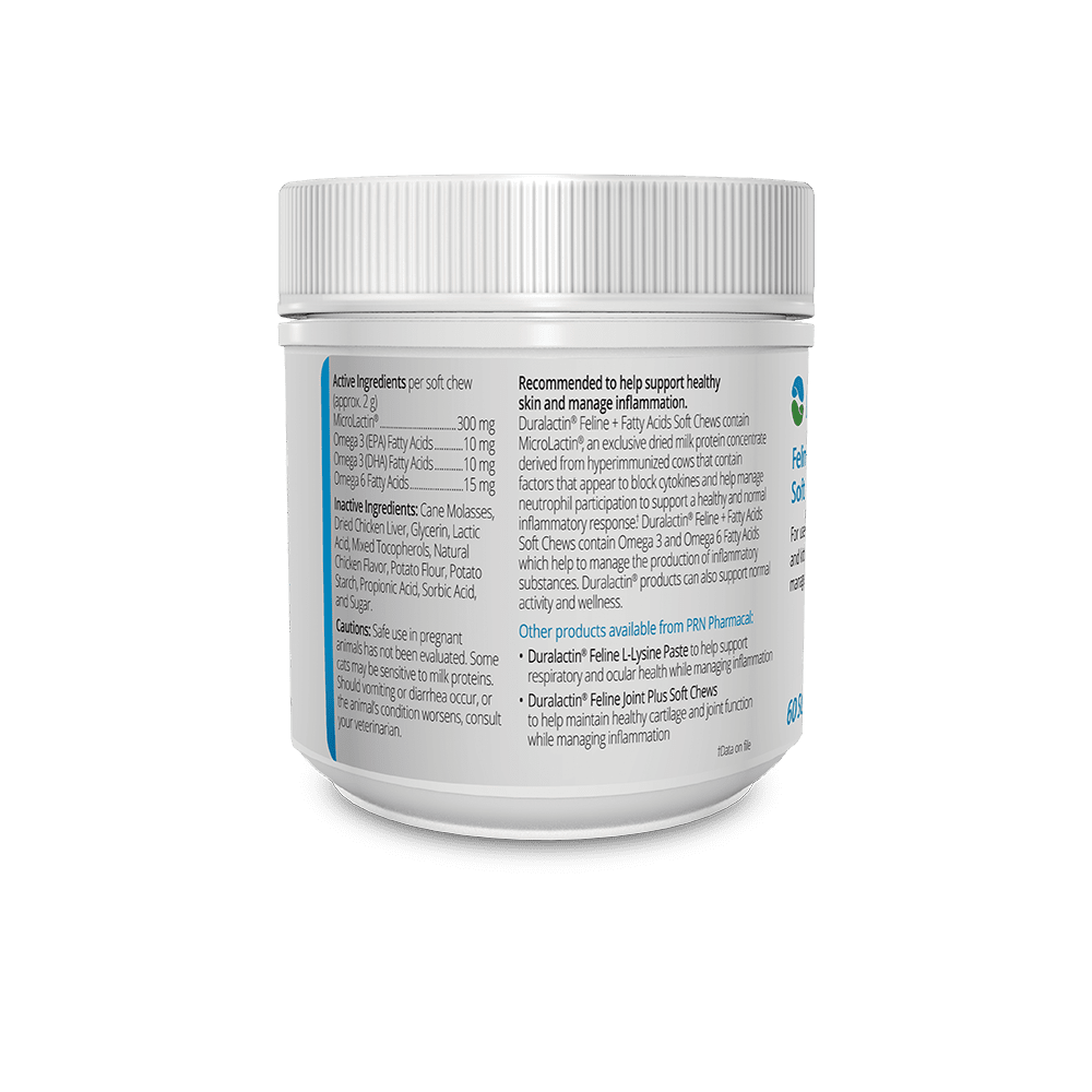 Duralactin® Feline + Fatty Acids Soft Chews - PRN Pharmacal